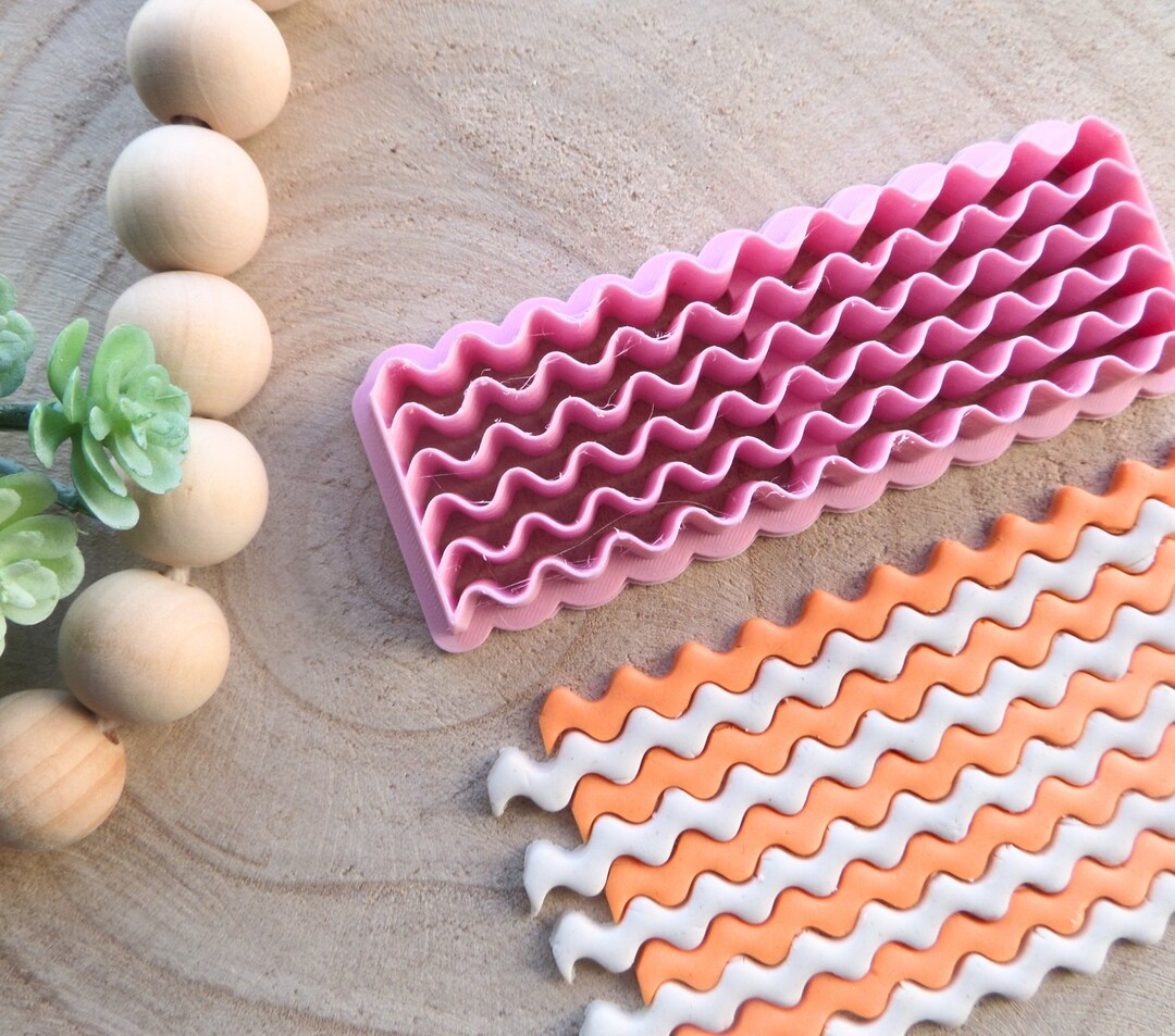 Waves Cutter for Polymer Clay 4 Mm, 6 Mm, 8 Mm ,10 Mm, Diy Earrings ...