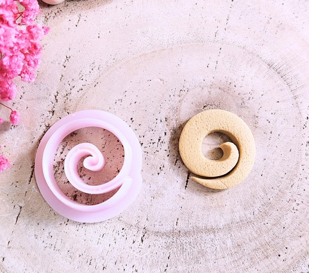 Swirl Cutter for Polymer Clay Crafting and DIY Earrings - Etsy