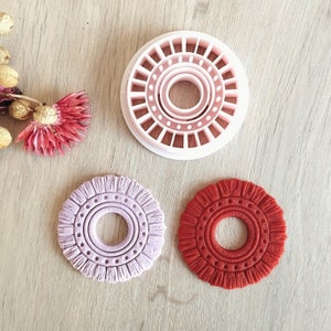Macrame Circle Donut Cutter for Polymer Clay, Diy Earrings, Clay Tools ...