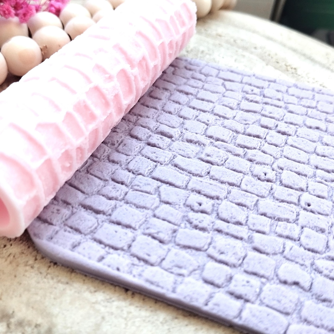 Cobblestone Floor Texture Roller for Polymer Clay, Clay Tools, Diy ...