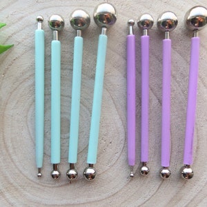 Flower Metal Ball Tools for Modelling Polymer Clay in - Etsy