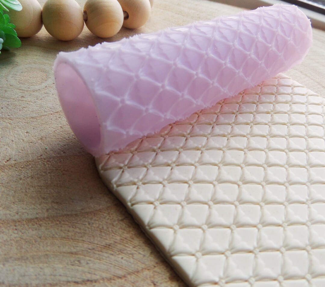 Chic Spring-inspired Padded Texture Roller for Polymer Clay Crafting - Etsy