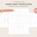 Mind Map Templates Bundle, Brainstorm Ideas, Action Plan, Study Notes ...