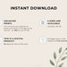 2024 Monthly Planner, Month on 2 Pages, Minimalist Printable PDF ...