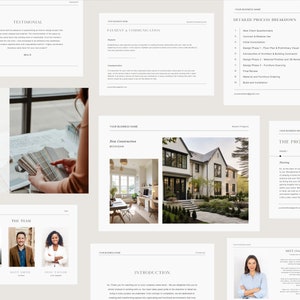Interior Investment and Services Guide Template | Canva Editable ...