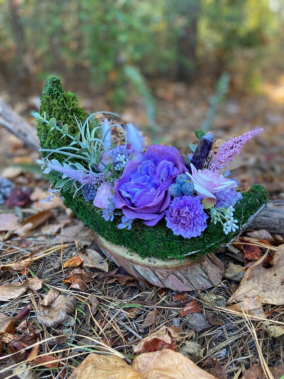 Crescent Flower Arrangement
