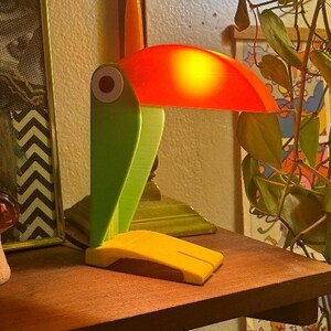 3D Printed Toucan Lamp - Etsy