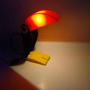 3D Printed Toucan Lamp - Etsy