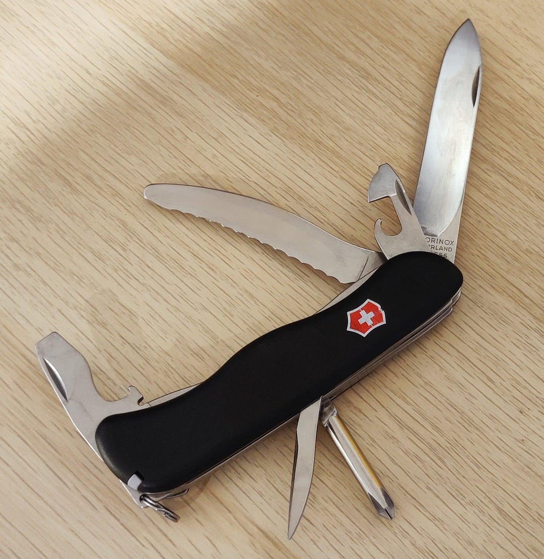 Victorinox Swiss Army Parachutist Liner Lock Collector - Etsy