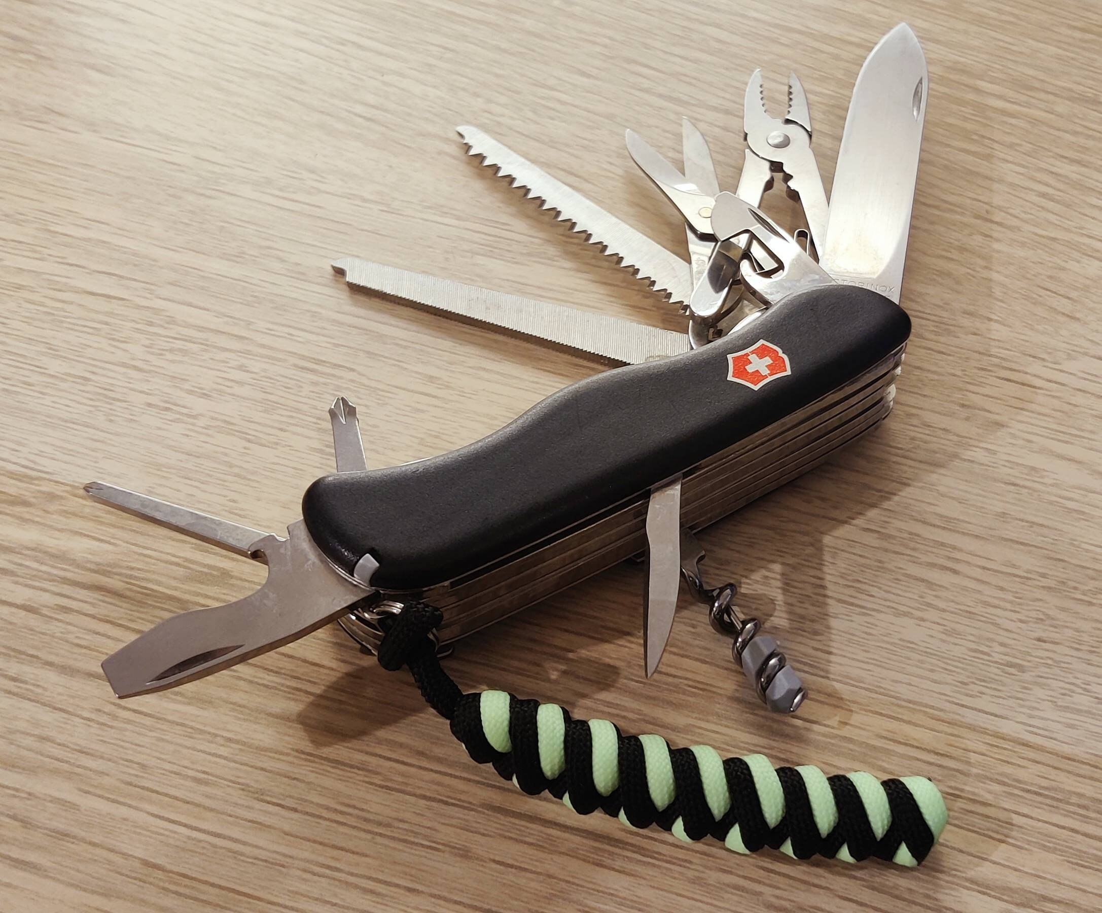 Paracord Lanyard Cord 550 fat Model for Victorinox Leatherman Tactical ...