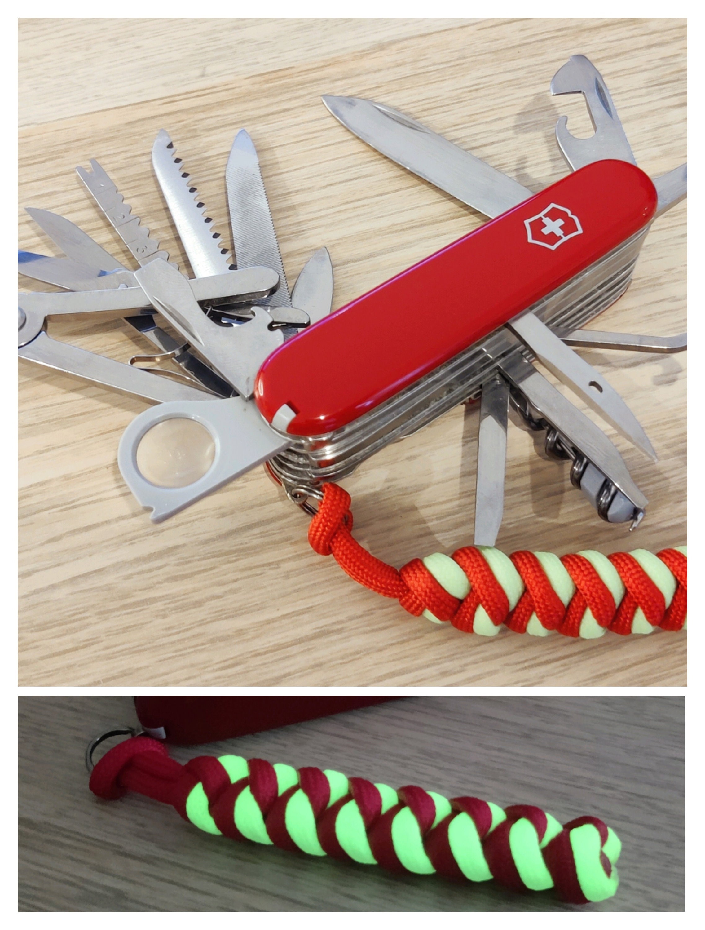 Army Knives With Rope Handle