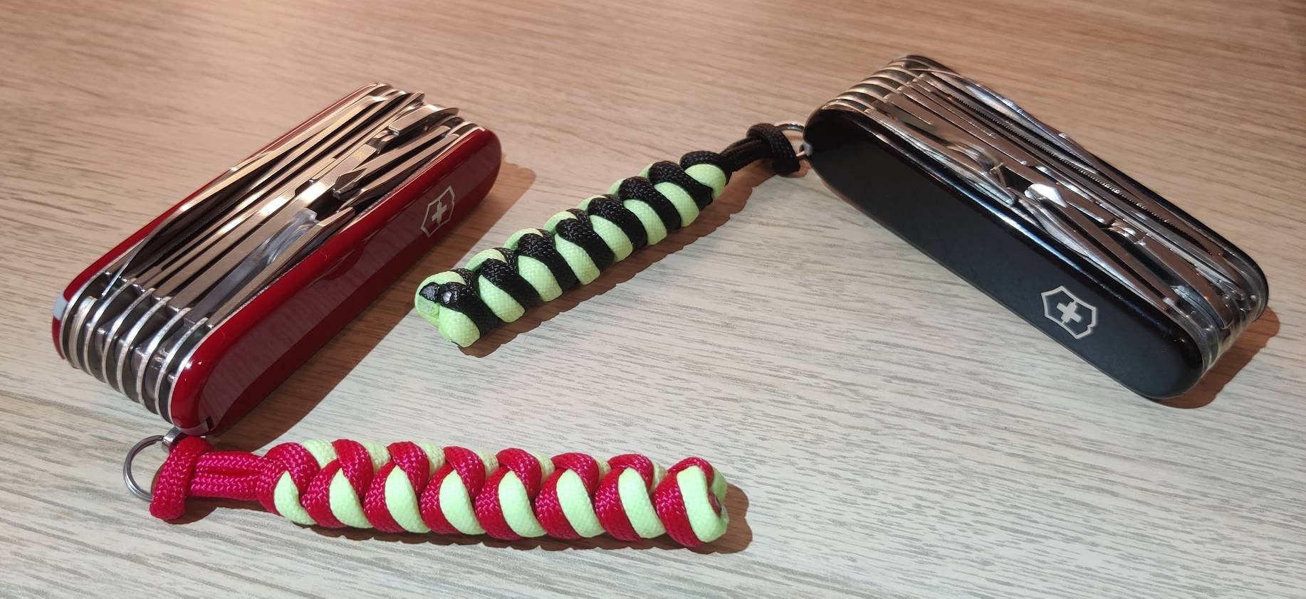 Paracord Lanyard Cord 550 fat Model for Victorinox Leatherman Tactical ...
