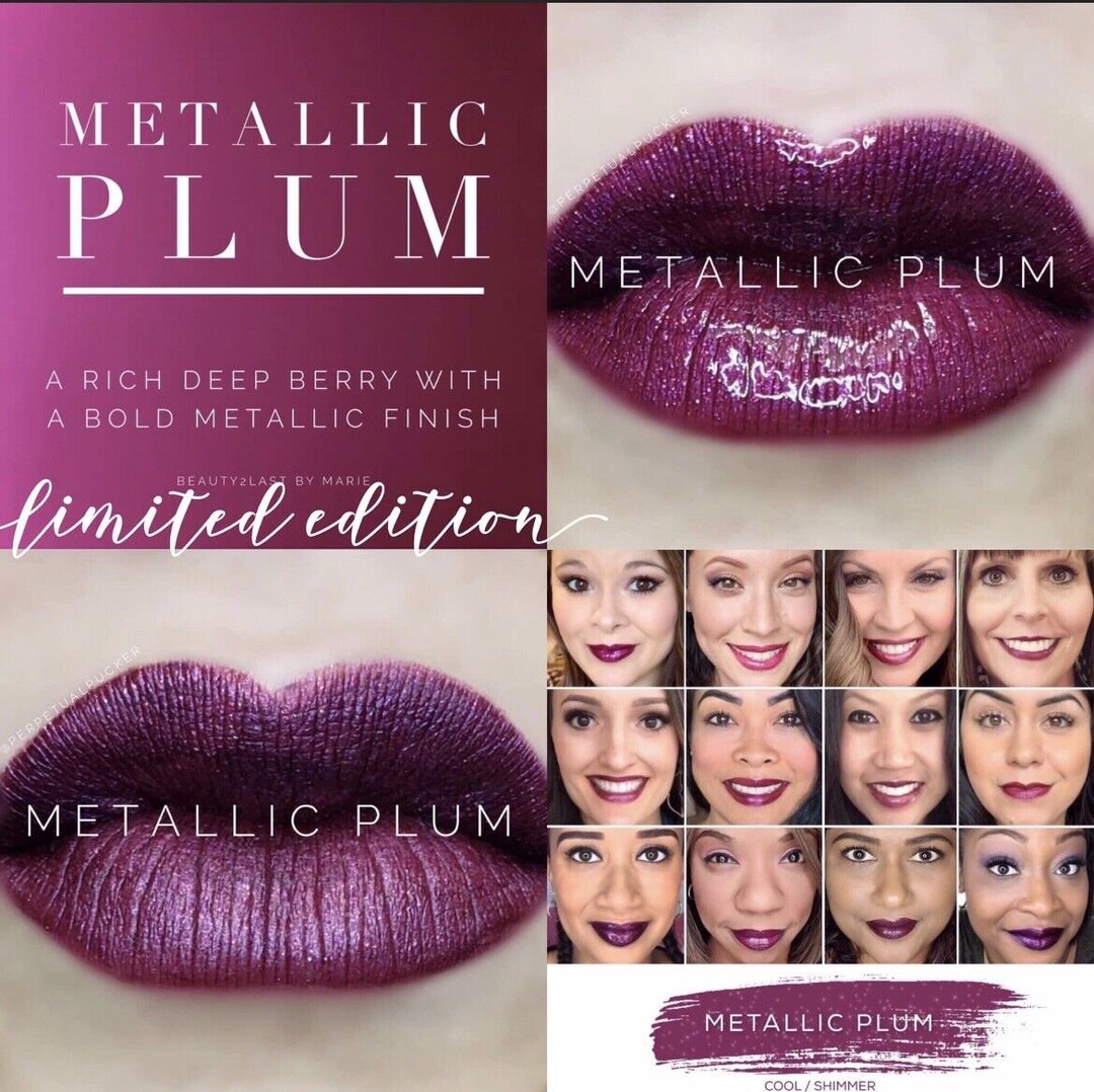 Metallic Plum Lipsense Long Lasting Lip Color - Etsy