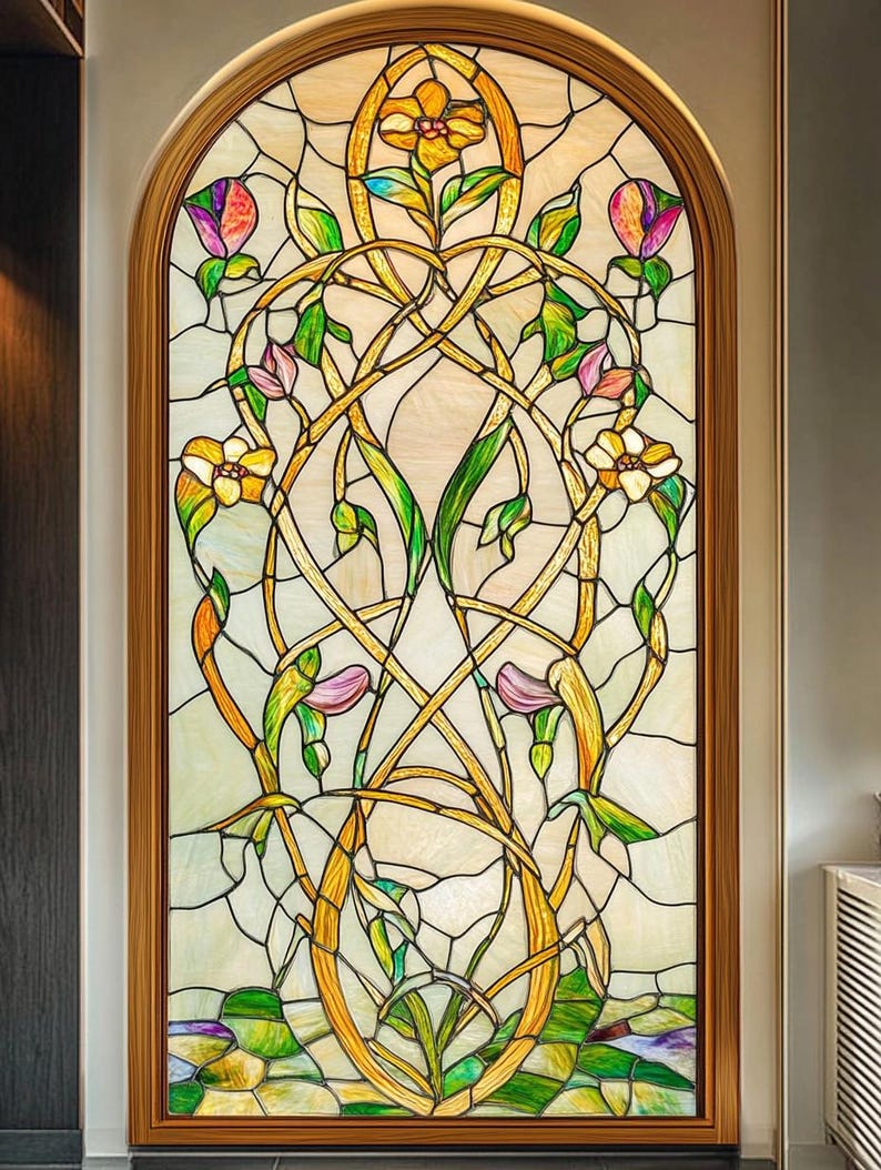 Custom Size Ocean Aquarium Style Window Film With 3D Effect Coral and ...