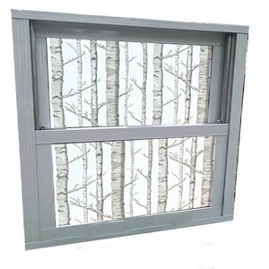 Window Film Custom Size Gold Birch Tree Frosted Window Stickers Static ...