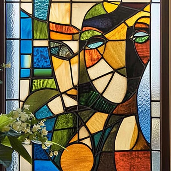 Stained Glass Window Decals - Etsy
