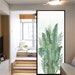 Custom-sized Botanical Greenery PVC Window Film Decorative Privacy ...