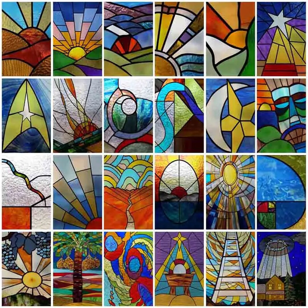 Customize Frosted Window Film Vivid Sun Shine Pattern Static Cling No ...