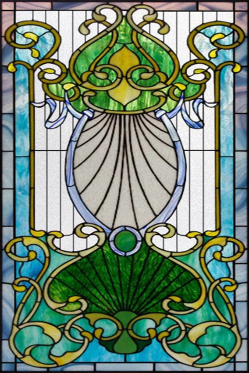 Customized Window Film Frosted Stained Glass Films Flowers - Etsy