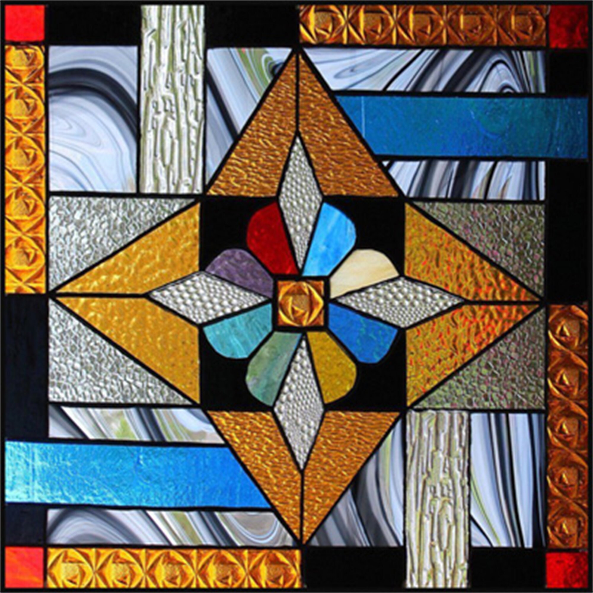 Window Film Customize Vivid Church Style Stained Glass Window&door ...