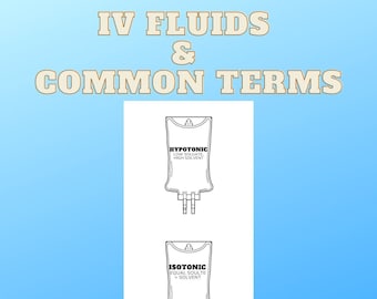 IV Solutions and Tonicity Study Guide for Nurses and Nursing Students ...
