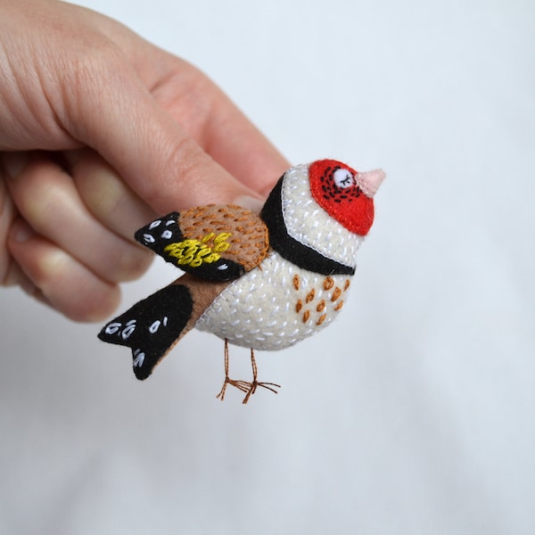 Felt Bird Brooch - Etsy UK