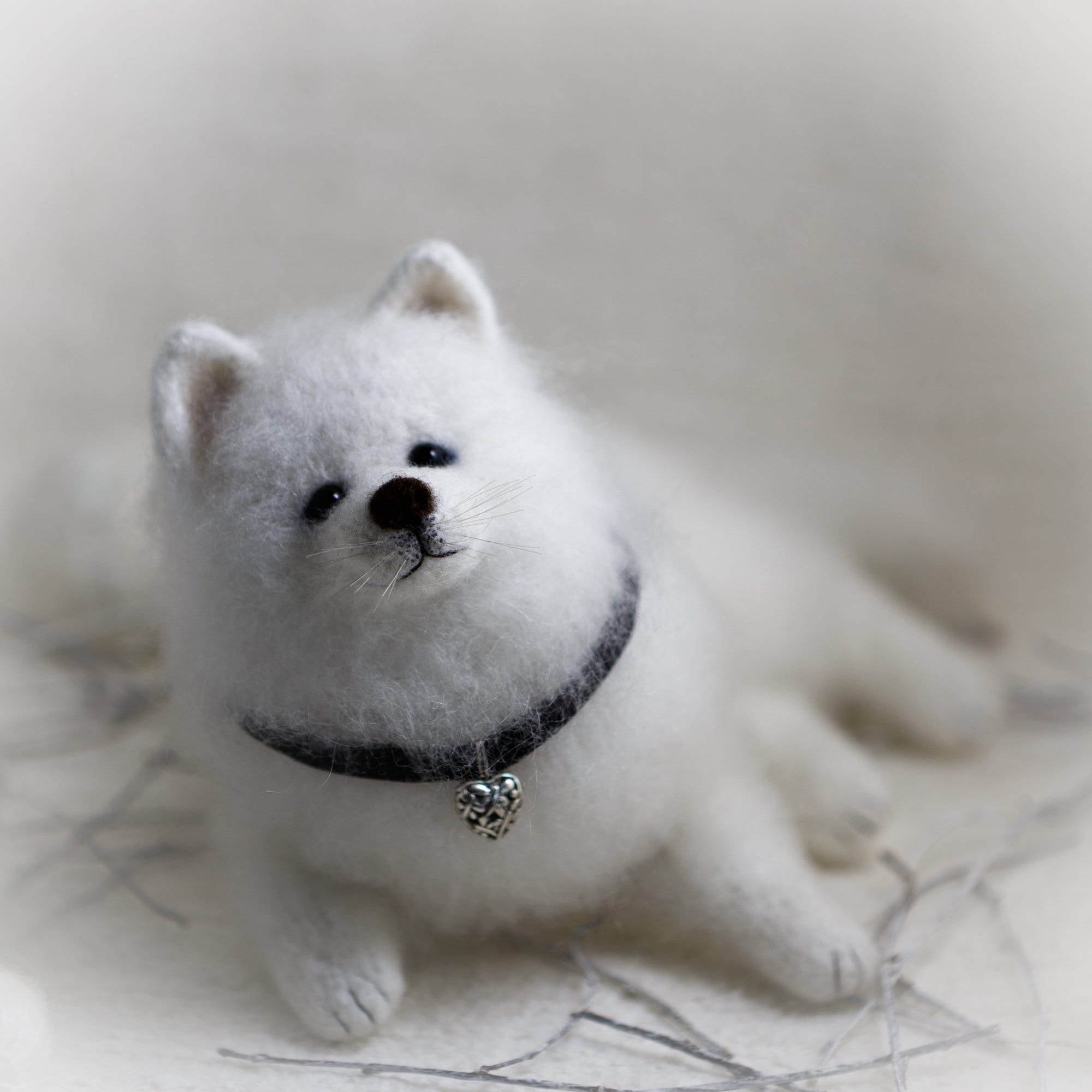 Samoyed Boyfriend Gift Cute White Dog Samoyed Gift for Her Plush Gift ...
