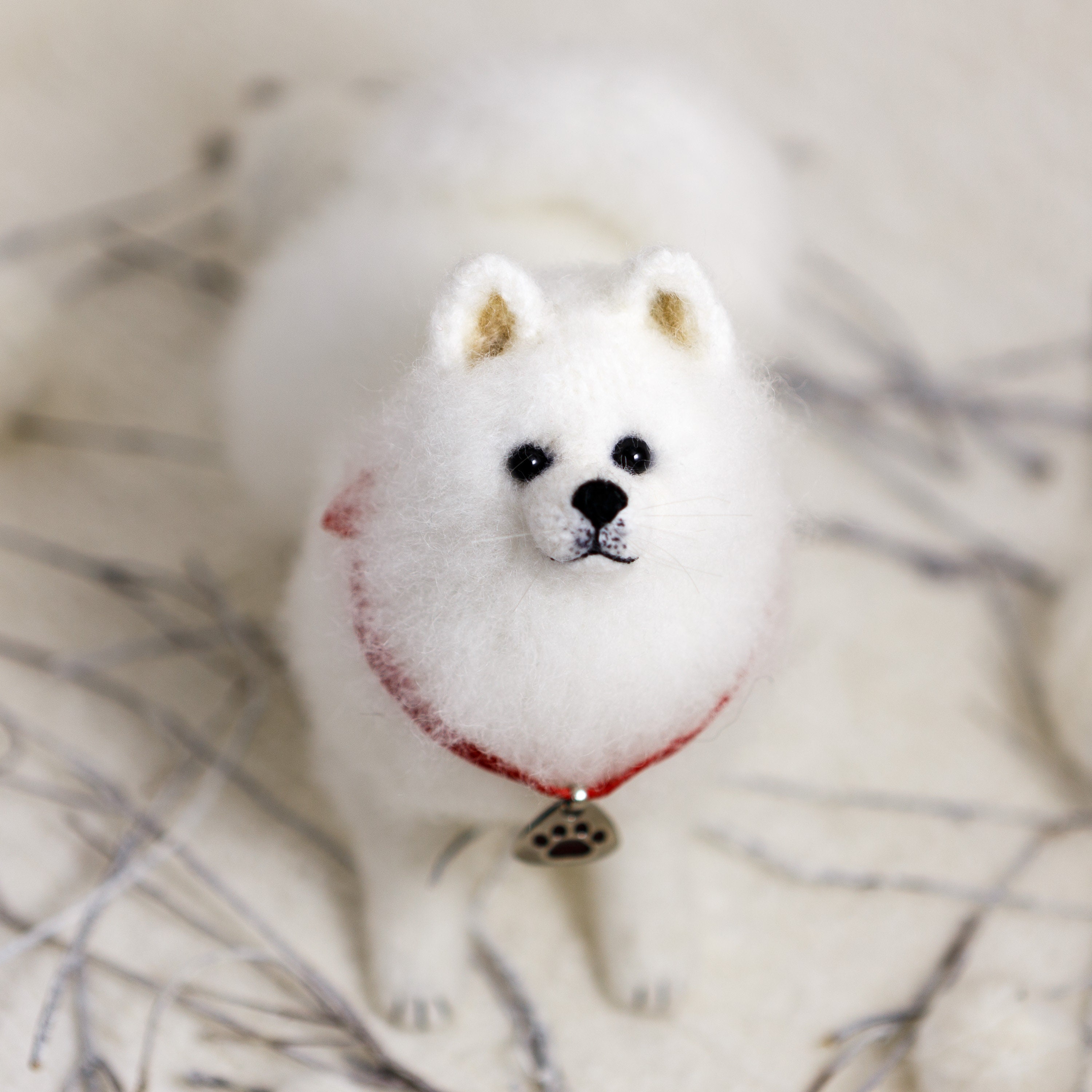 Puppy Samoyed Gift for Her Gift for Him Cute Lover Kawaii Miniature ...