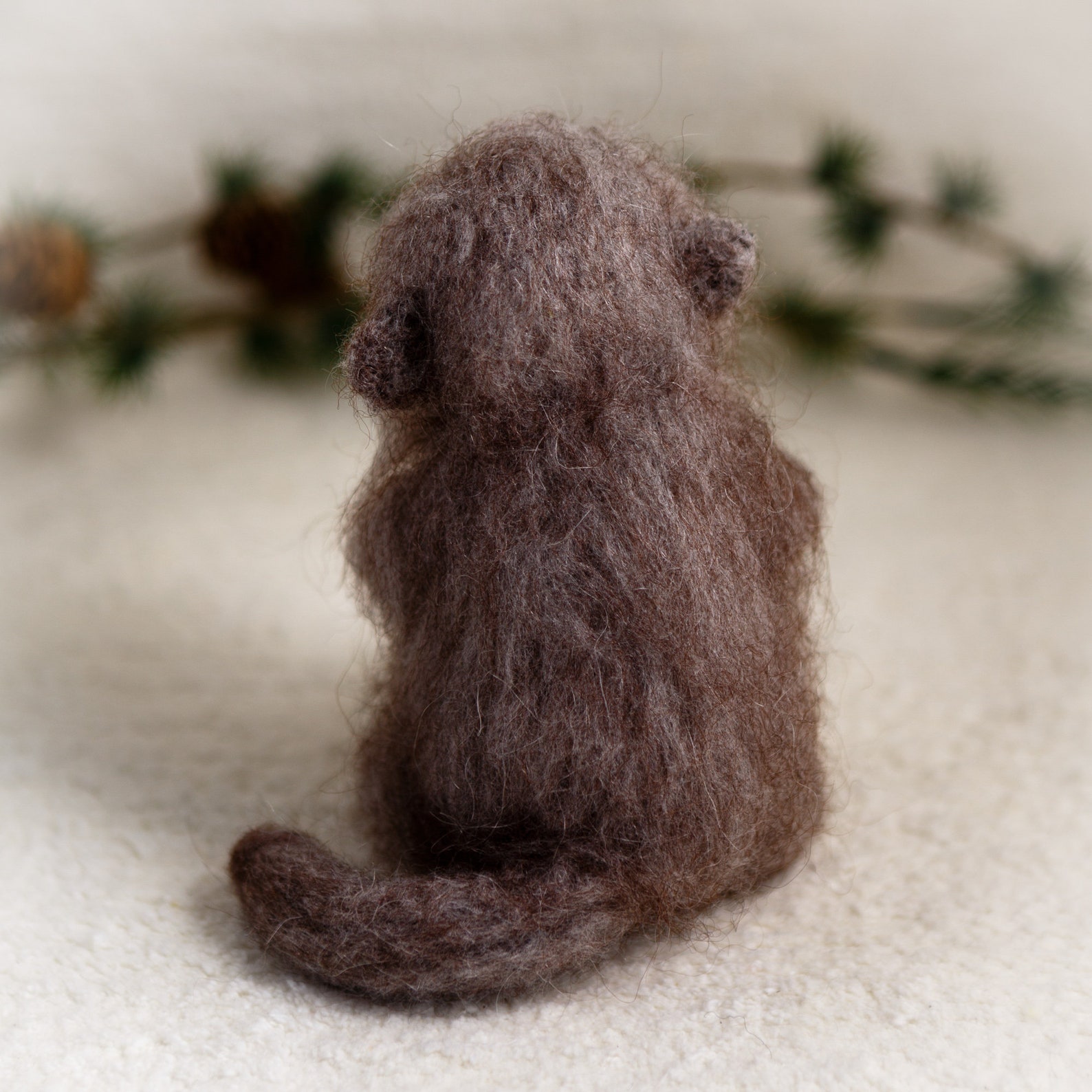 Monkey Fluffy Knitted Monkey Girlfriend Gift Cute Affe Geschenk Light ...