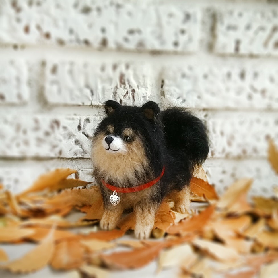 Puppy Pomeranian Toy Spitz Gift for Her Gift for Him Cute Kawaii ...
