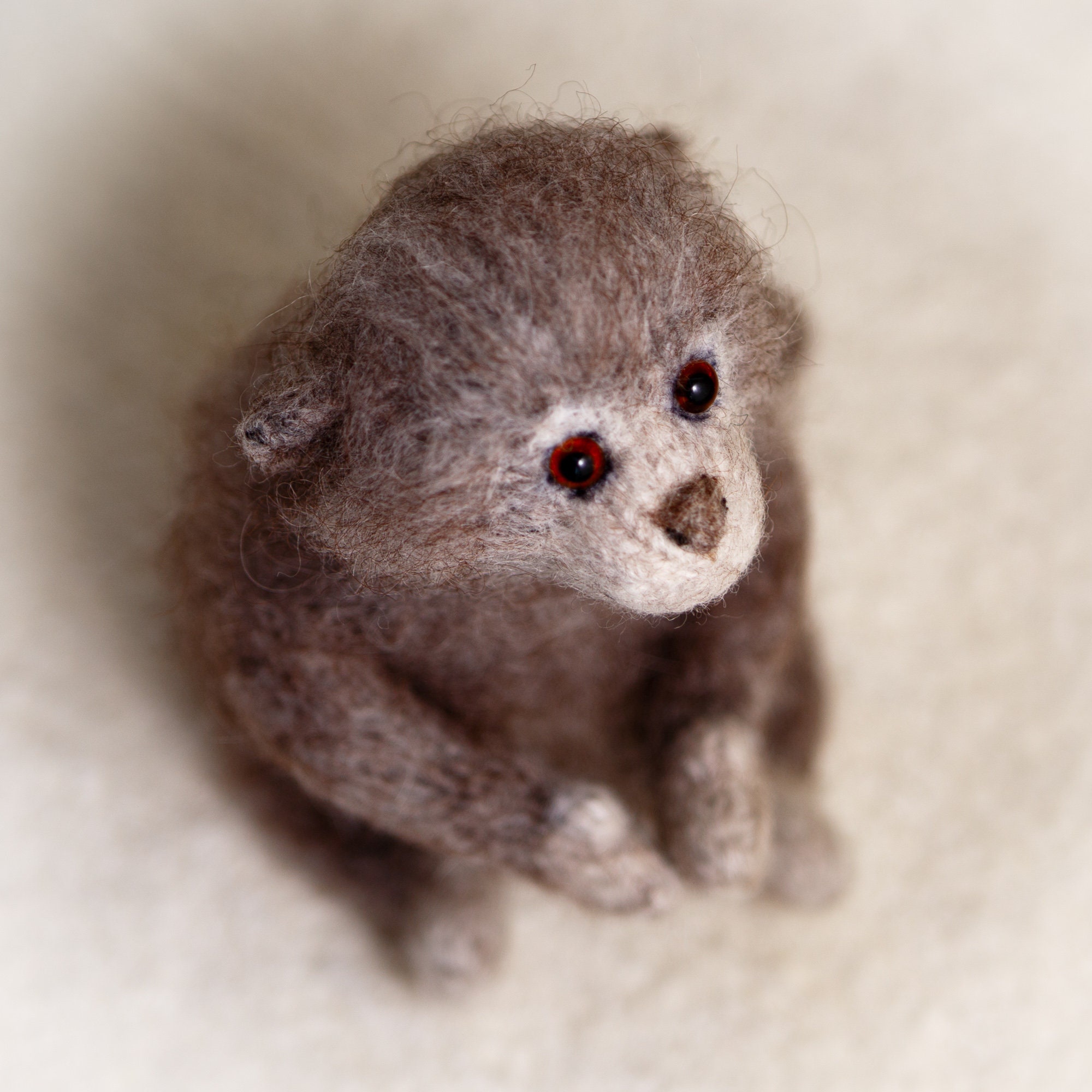 Monkey Fluffy Knitted Monkey Girlfriend Gift Cute Affe Geschenk Light ...