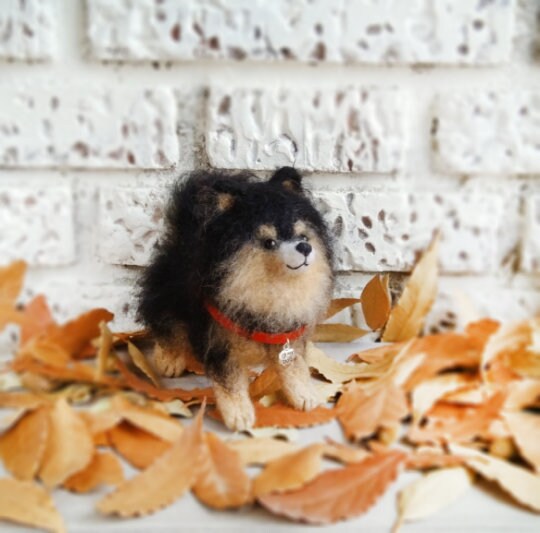 Puppy Pomeranian Toy Spitz Gift for Her Gift for Him Cute - Etsy