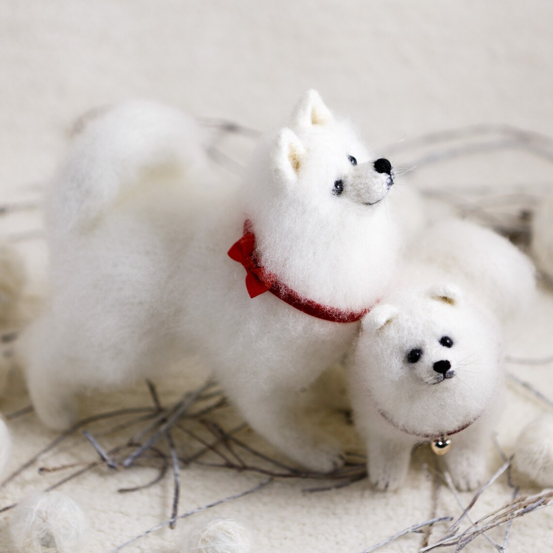A Couple of Samoyeds Boyfriend Gift Gift for Her White Cute Samoyeds ...