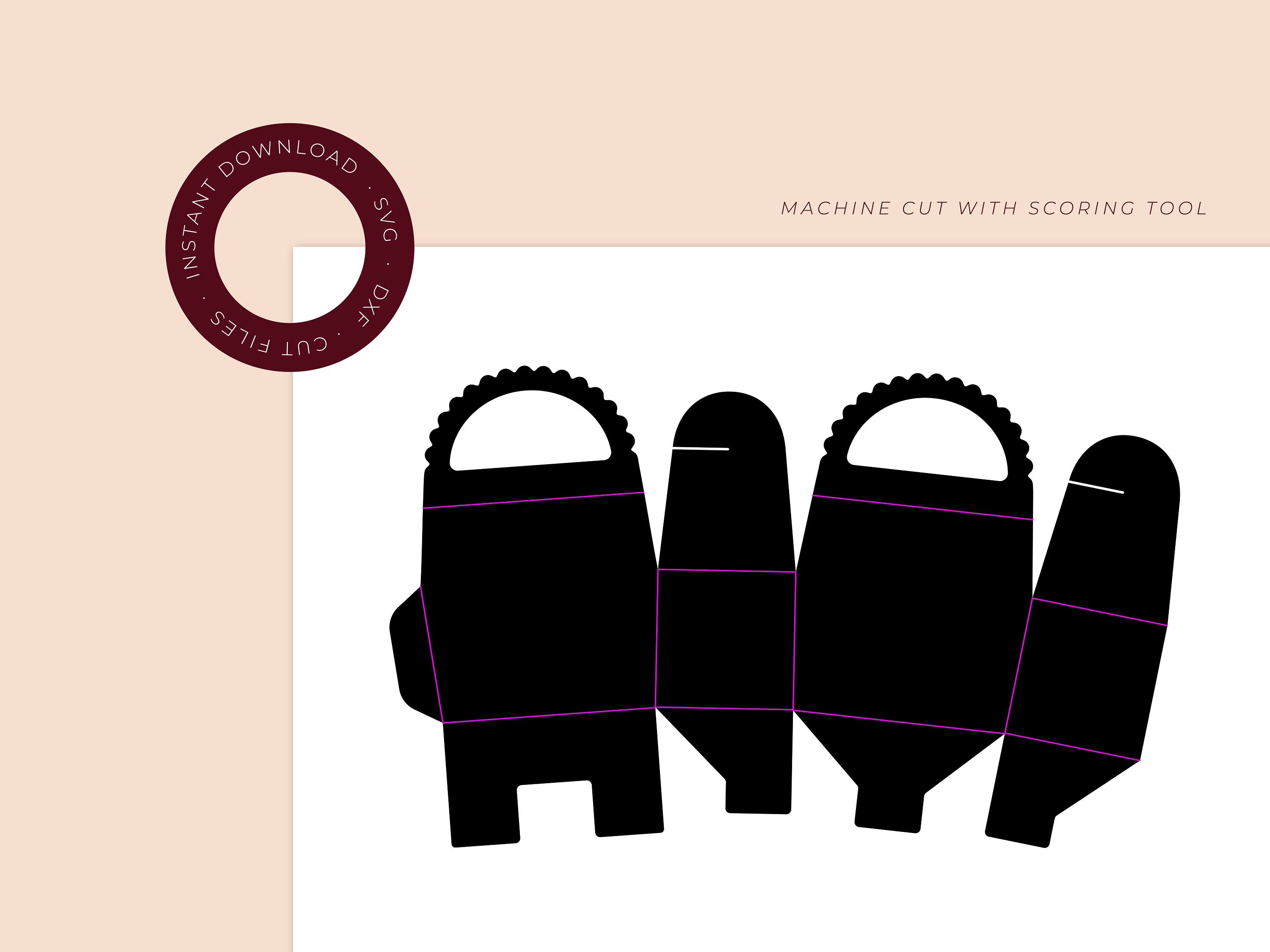 Favor Box Template SVG – Party & Wedding (digital Download) - Etsy