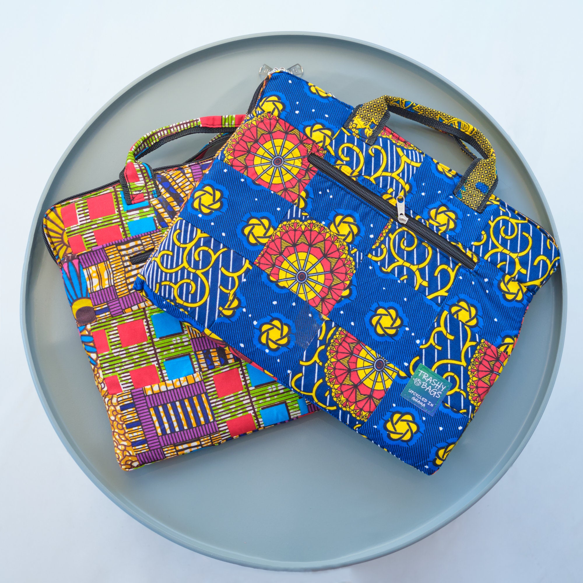 Recycled Laptop Sleeve Made From Plastic Waste and Fabric off Cut - Etsy