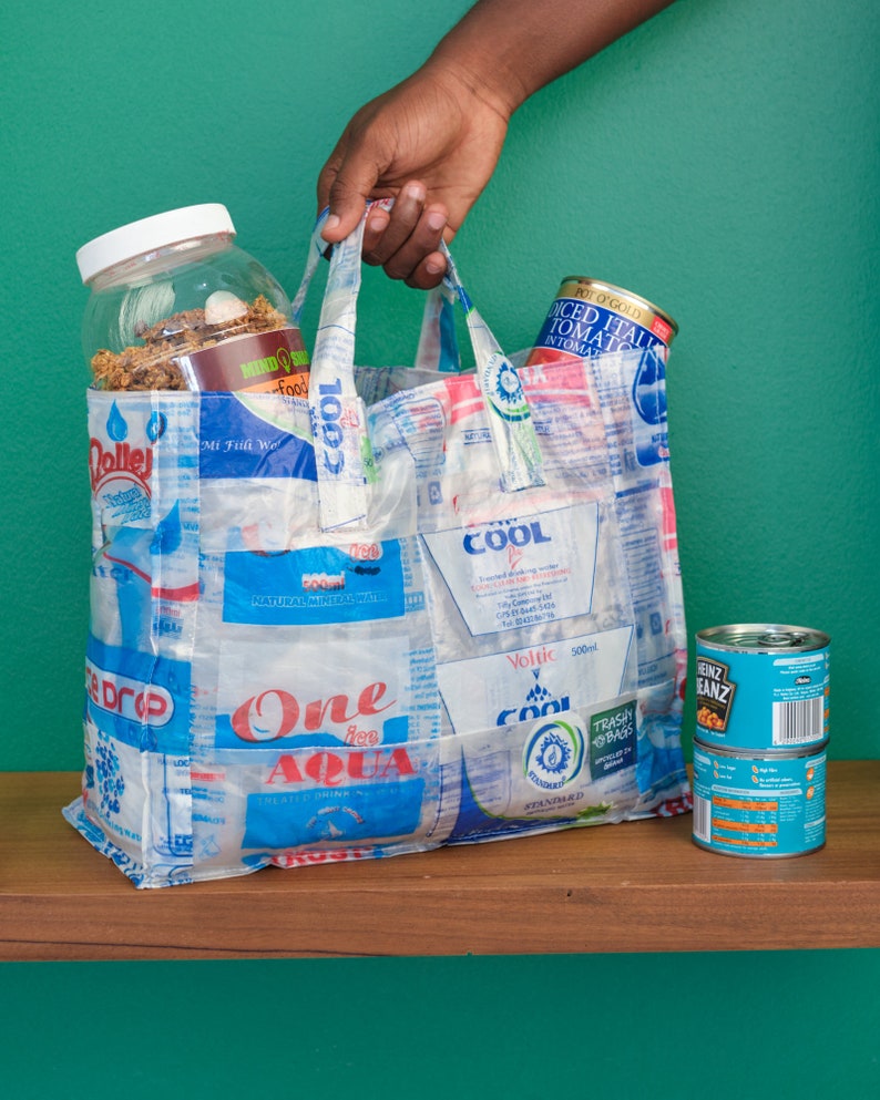 Recycled Tote Bag Made From Plastic Waste - Etsy