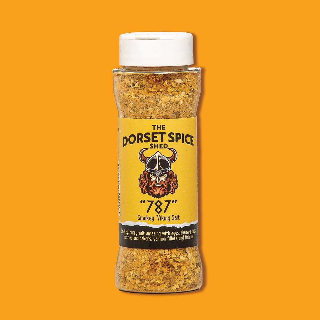 Dorset Spice Shed 787 Smokey Viking Salt 120g - A Blend of Hickory ...