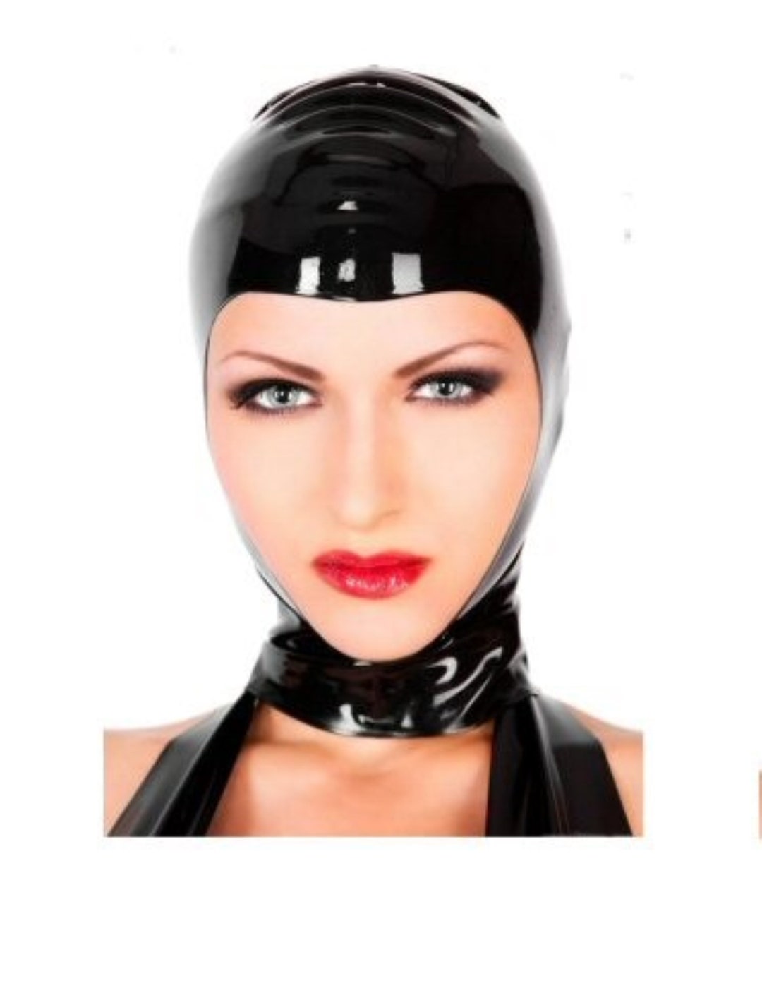 Latex Open Face Hood Size L - Etsy