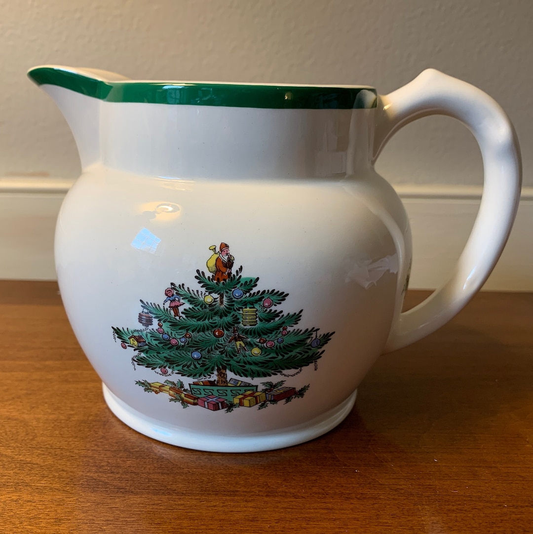 Spode Christmas Tree Pitcher - Etsy