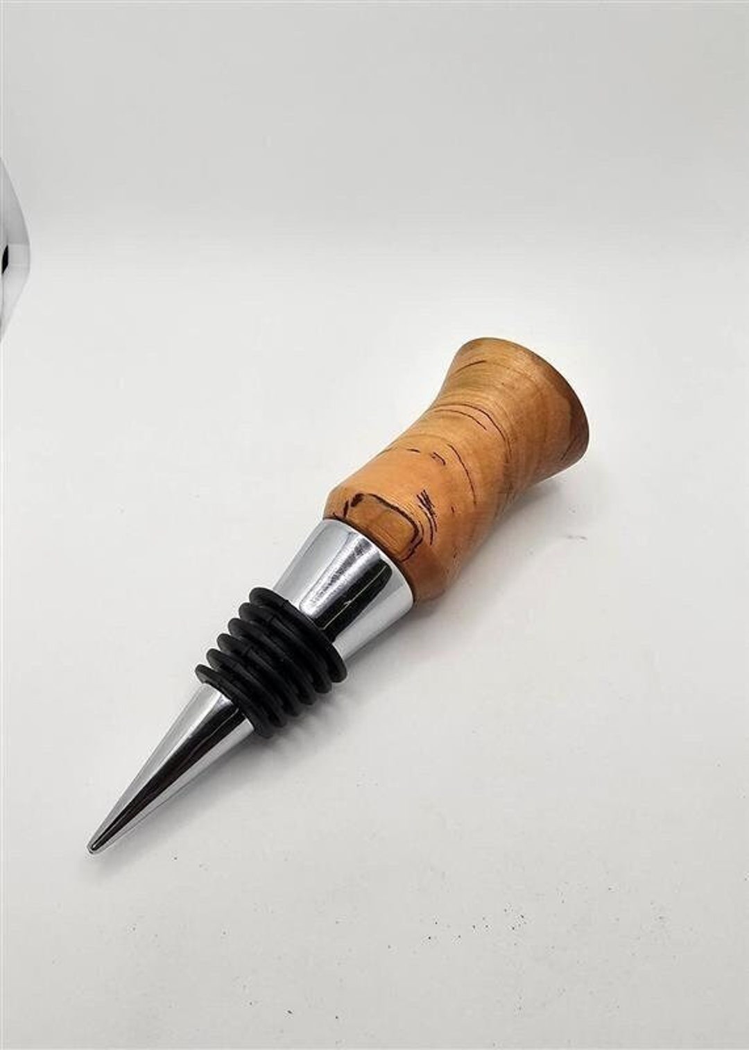 Hand-turned Cherry Wood Wine Stopper Timeless Elegance for Wine Enthusiasts - Etsy