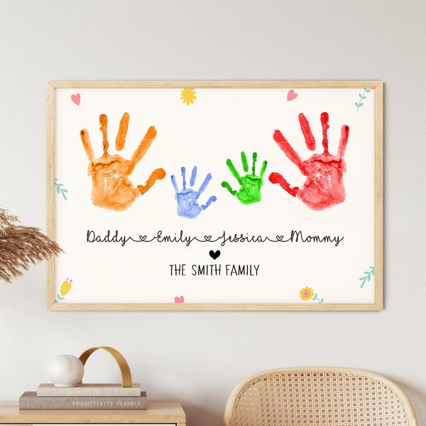 Family Handprint - Etsy