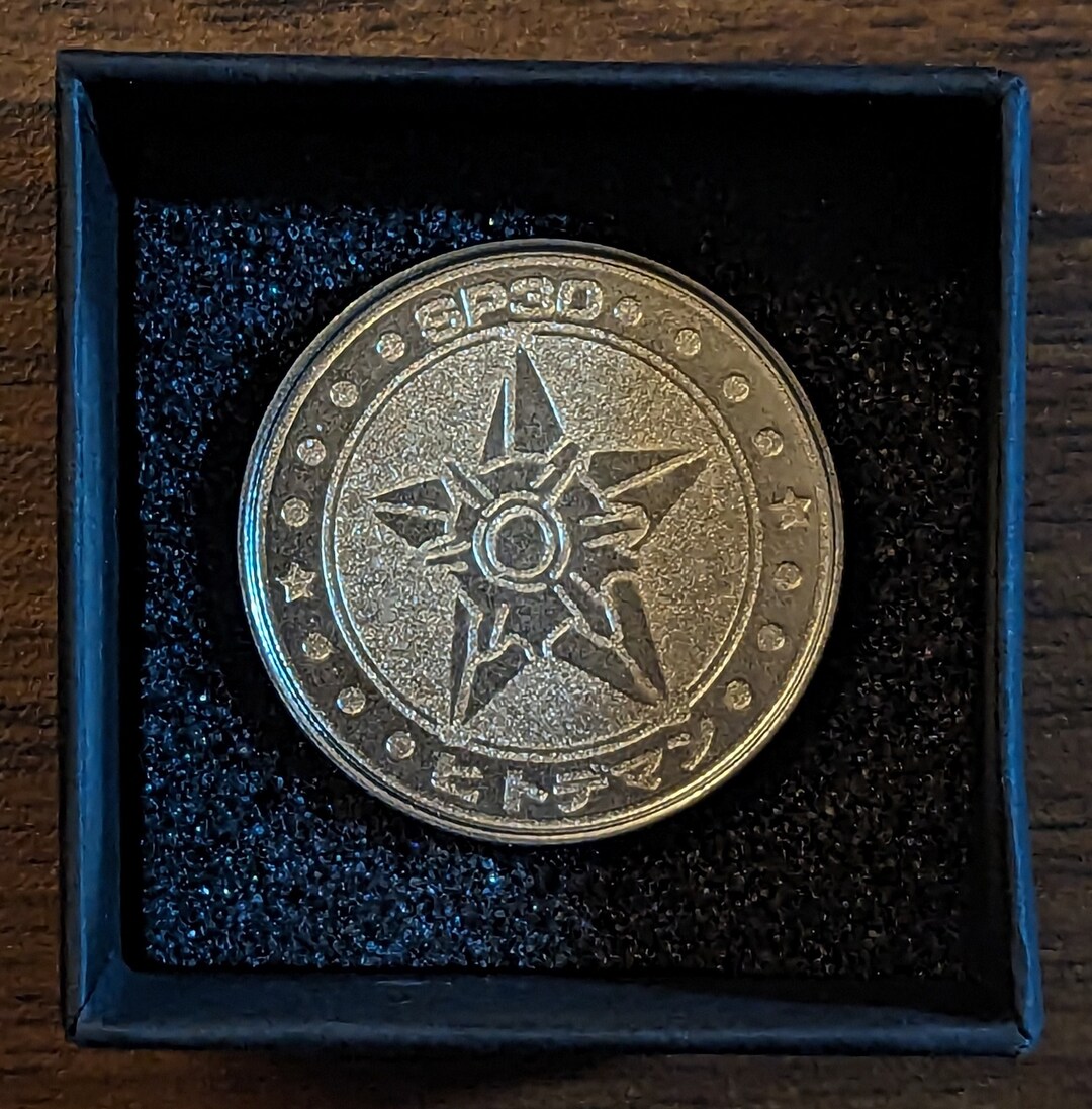 Retro Vintage Pokemon Meiji Battle Coin Nintendo Staryu Japan Medal ...