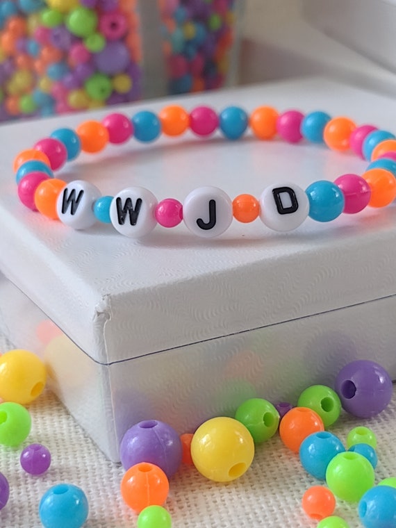 Cute Color Scheme WWJD Bracelet - Etsy