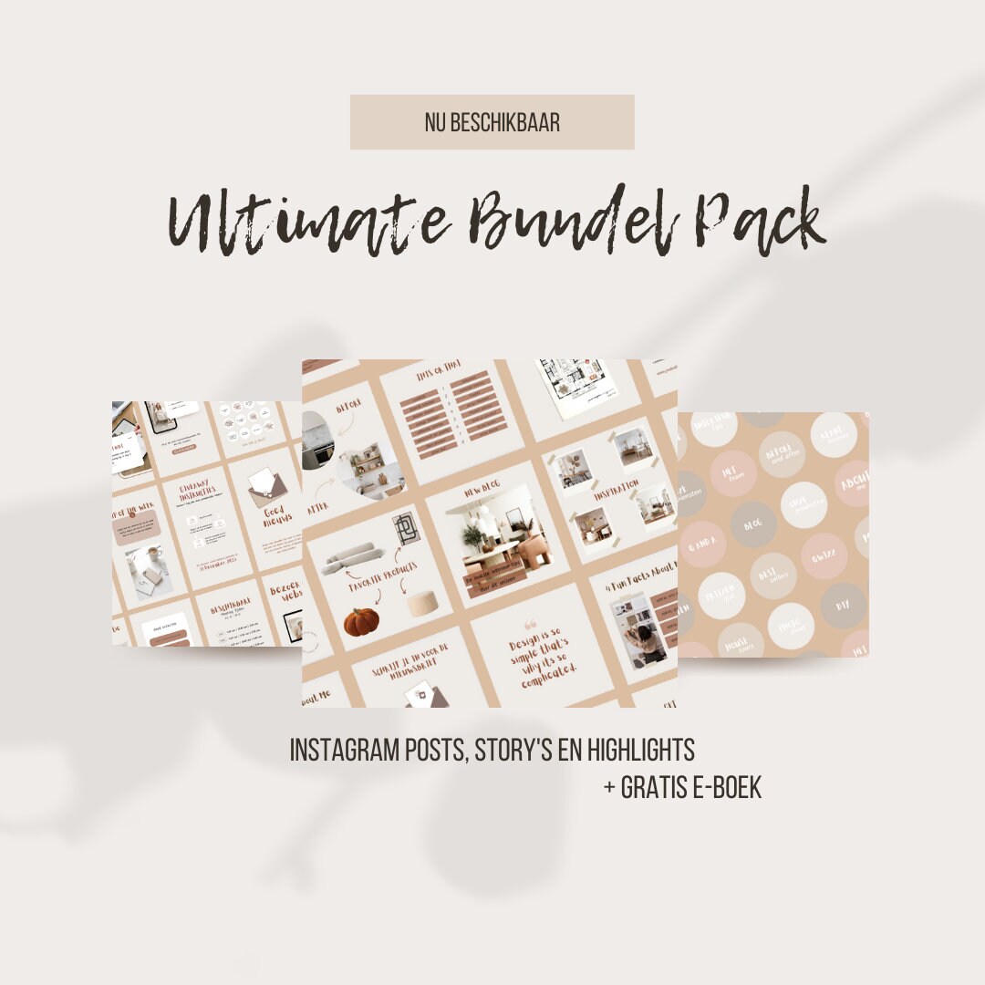 Ultimate Bundle Instagram Package Fully Editable in Canva - Etsy