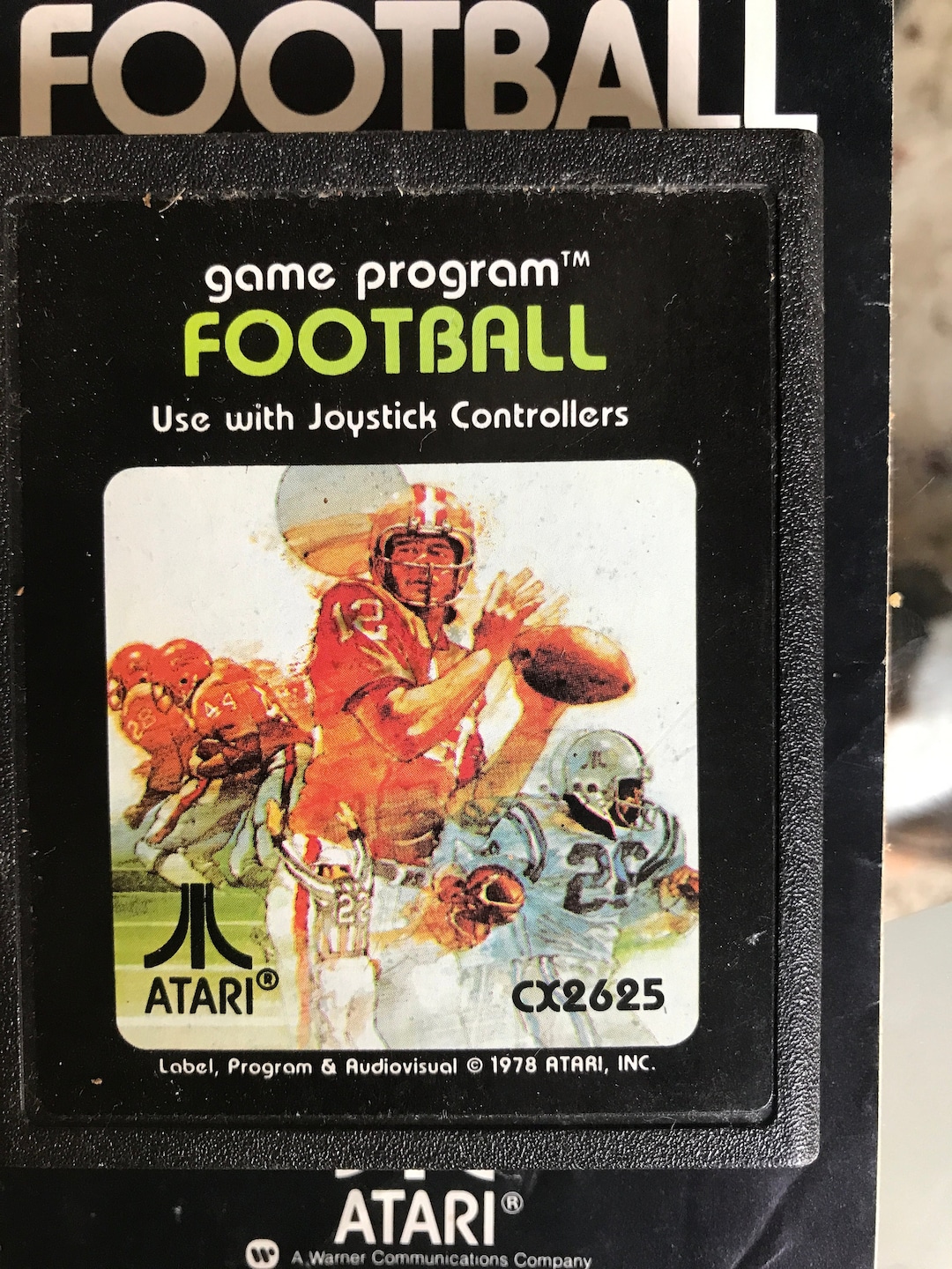 Atari FOOTBALL 1980s Video Game Cartridge With Original Instructions - Etsy