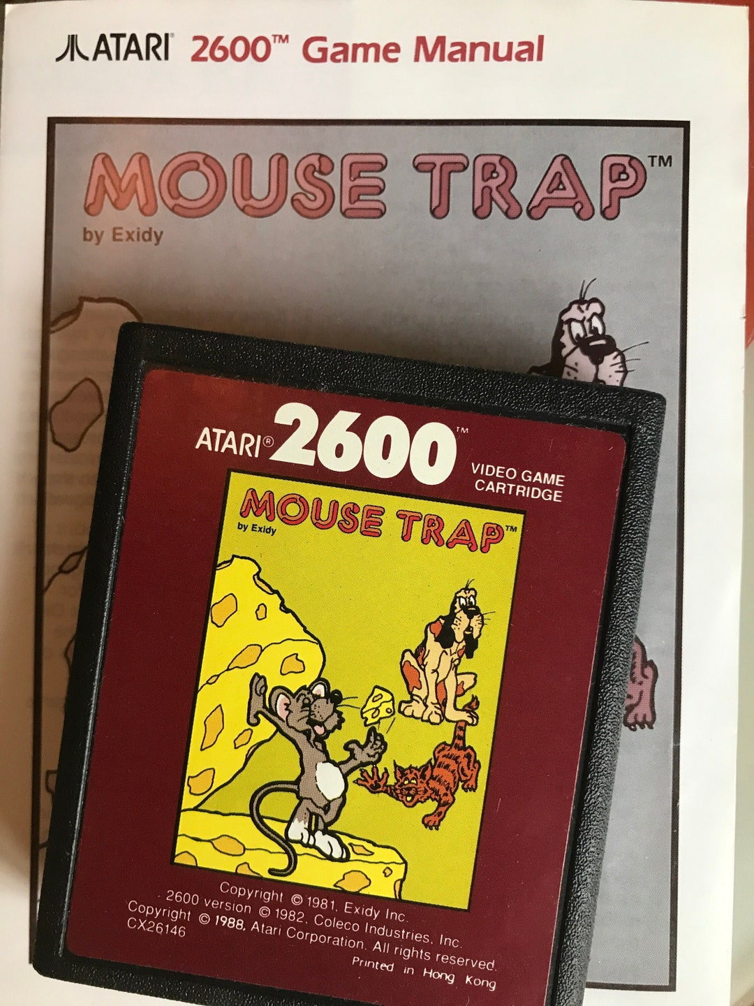 Atari 2600 MOUSE TRAP 1980s Video Game Cartridge With Original - Etsy