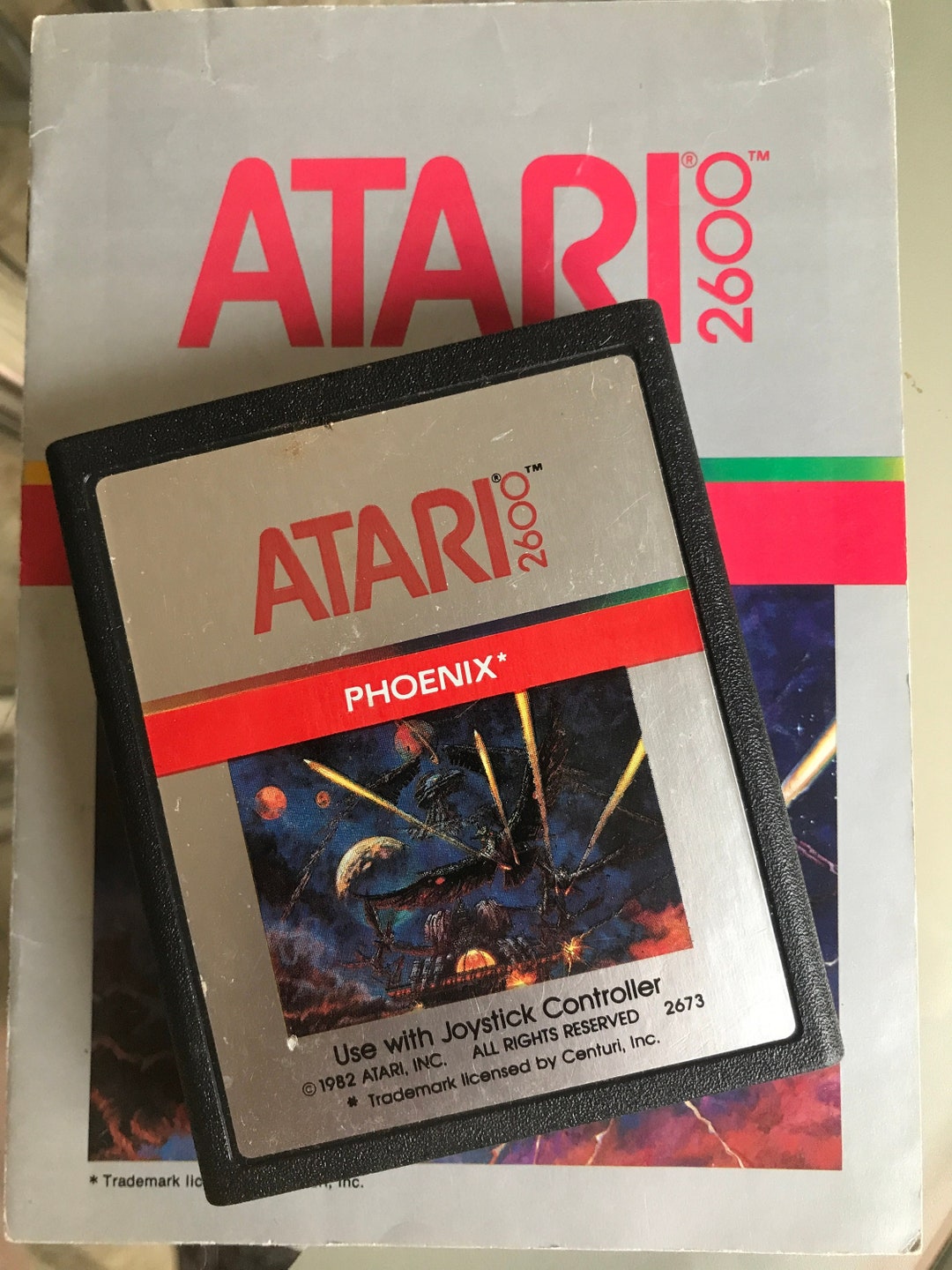 Atari 2600 PHOENIX 1980s Video Game Cartridge With Original ...