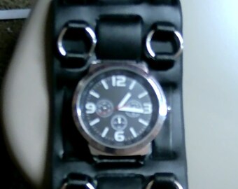Leather Punk Watch - Etsy