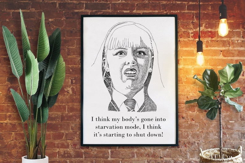 Clare Devlin, Derry Girls, Nicola Coughlan Portrait Wall Art Print ...