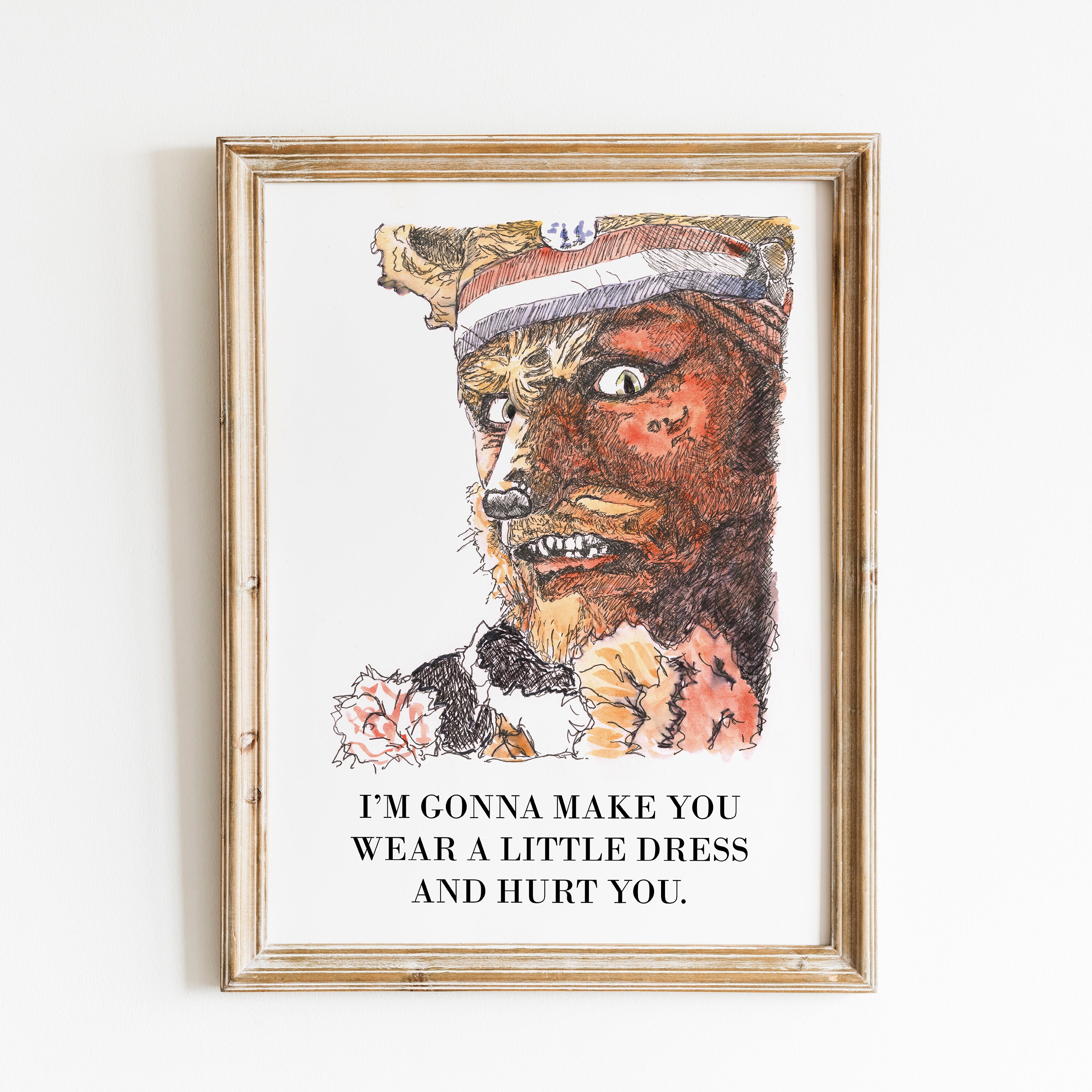 Crack Fox, the Mighty Boosh Wall Art Print Unframed - Etsy